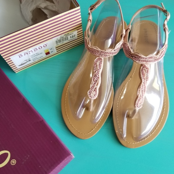 Modcloth | Shoes | Modcloth Bamboo Bead Your Best Self Sandal | Poshmark